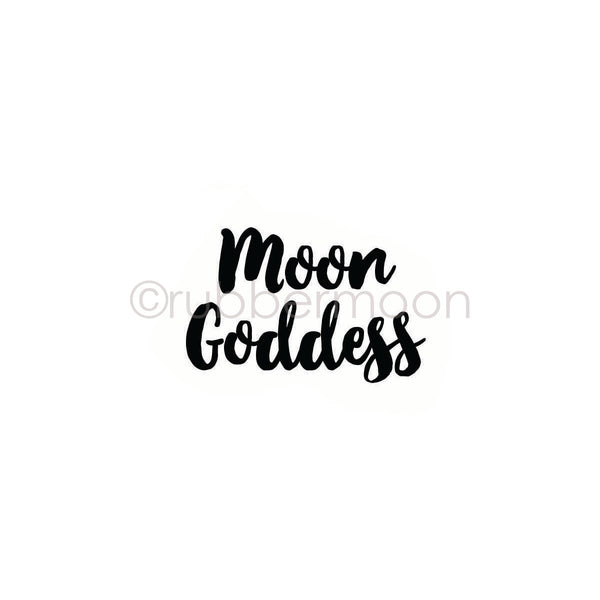 Kae Pea | KP7205F - "Moon Goddess" - Rubber Art Stamp – RubberMoon