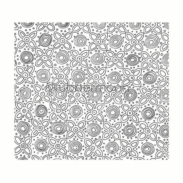 Sandra Evertson | SE7257M - Batik - Rubber Art Stamp – RubberMoon