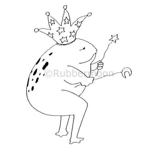 Dave Brethauer | DB2253I - Ralph, The Prince of Frogs - Rubber Art Sta ...