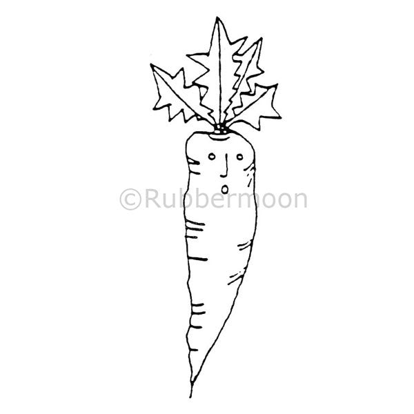 Marylinn Kelly | MK584E - 24 Carrot Gal - Rubber Art Stamp – RubberMoon