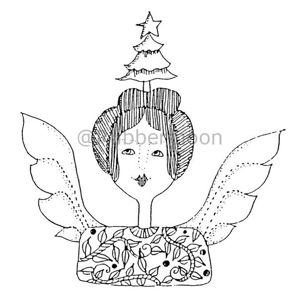 Marylinn Kelly | MK962I - Sonya - Rubber Art Stamp – RubberMoon