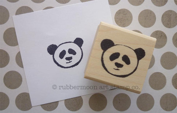 Kae Pea | KP5065C - Panda - Rubber Art Stamp – RubberMoon